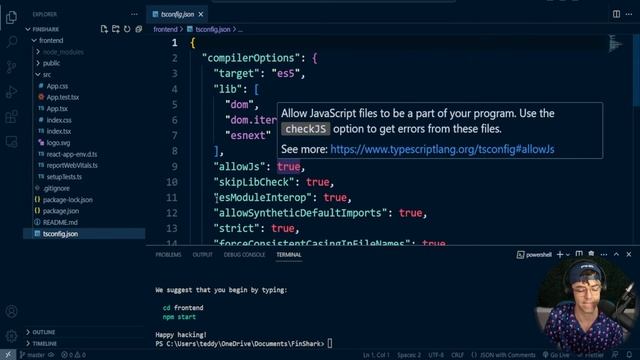 React + .NET Core Finance Project - App Overview + React Install