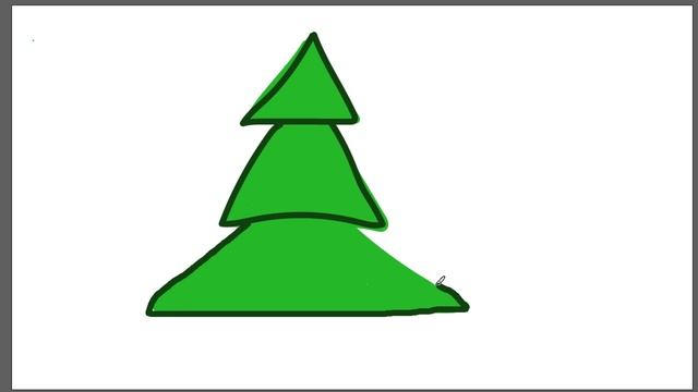 Рисуем елку часть 24