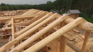 Сруб из Сибири  для Немецких заказчиков. Log cabin from Siberia for German customers.