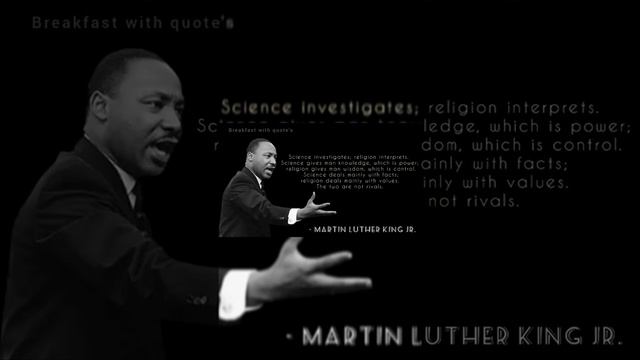science and religion explanation by - Martin Luther King Jr. ।