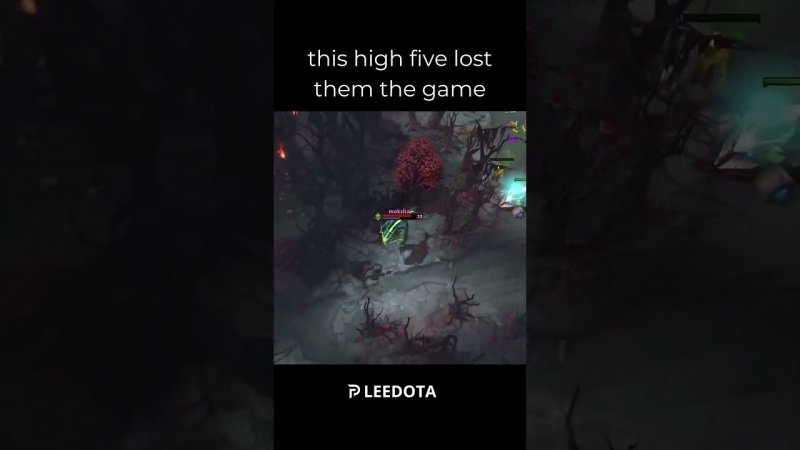 this high five lost them the game