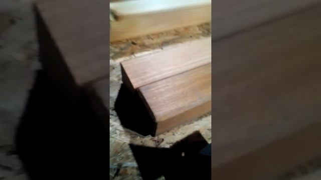 Изготовление скамеек-торцовка при сборке!