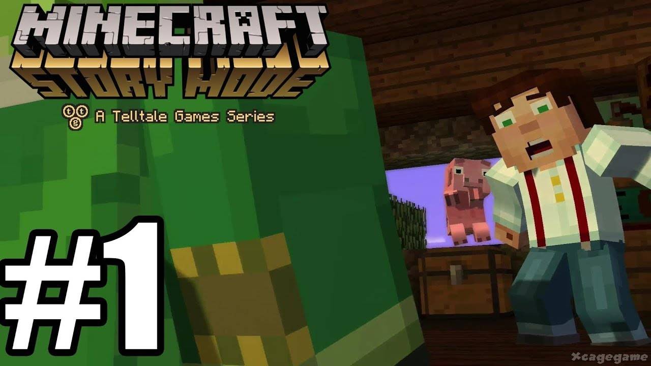 Квадратные история Minecraft Story Mode (серия 1)