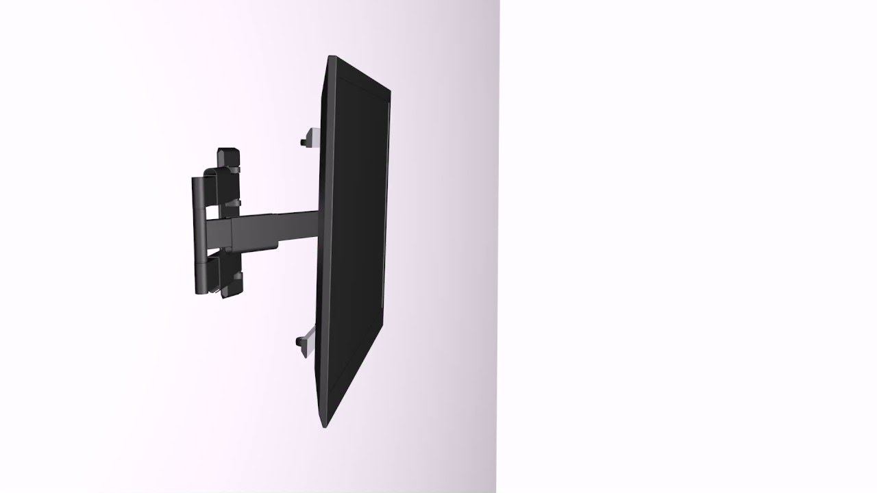 Slim Full-motion TV Wall Mount, Xantron SLIMLINE-A-466-B - смотреть ...