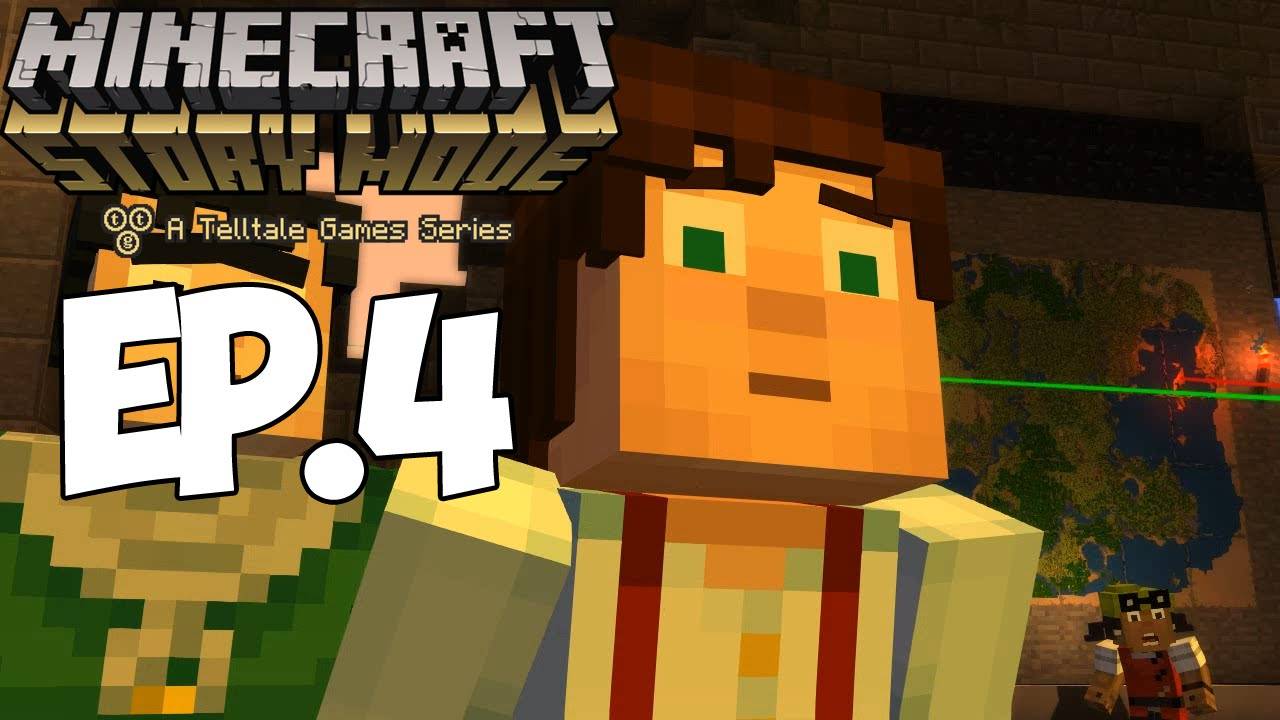 В Бегах Minecraft Story Mode (серия 4)
