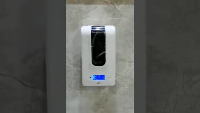 Санитайзер с термометром настенный