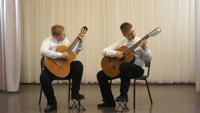 Дуэт гитаристов. Белорусская полька