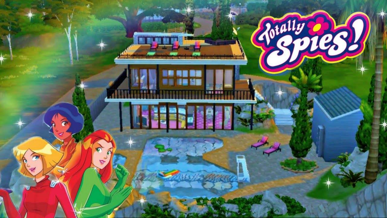 ts4_дом Totally Spies (строительство в симс 4)NO CC the sims 4