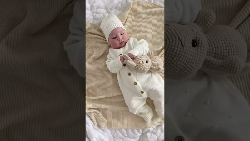 Вязаный стильный детский комбинезон Luxury Baby на ВБ 13375182
