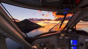 Microsoft Flight Simulator 2024. Landing. Saba