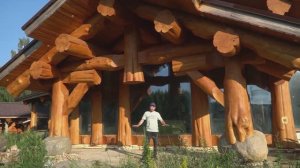 Деревянный дом для души, построенный по технологии Post&Beam.