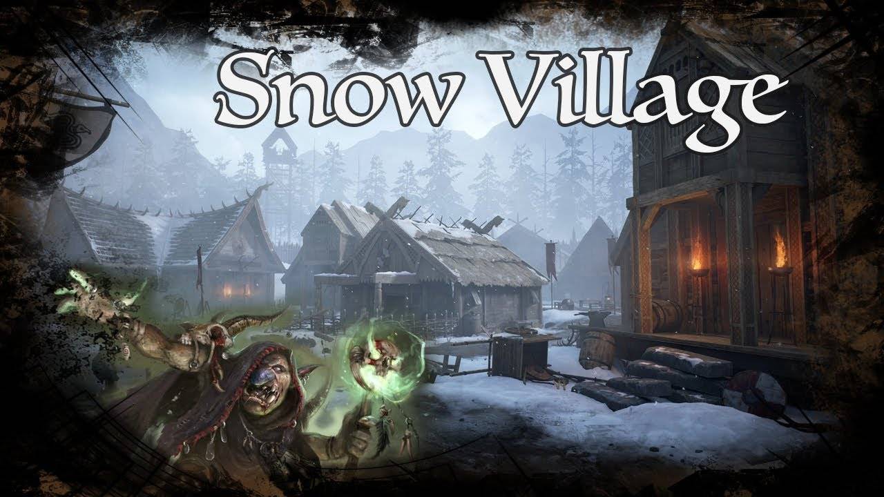 Snow village/Medival town/dnd ambience/RPG playlist