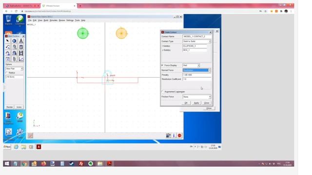 ADAMS Параметризация Контакты Силы Трения Деформируемые тела