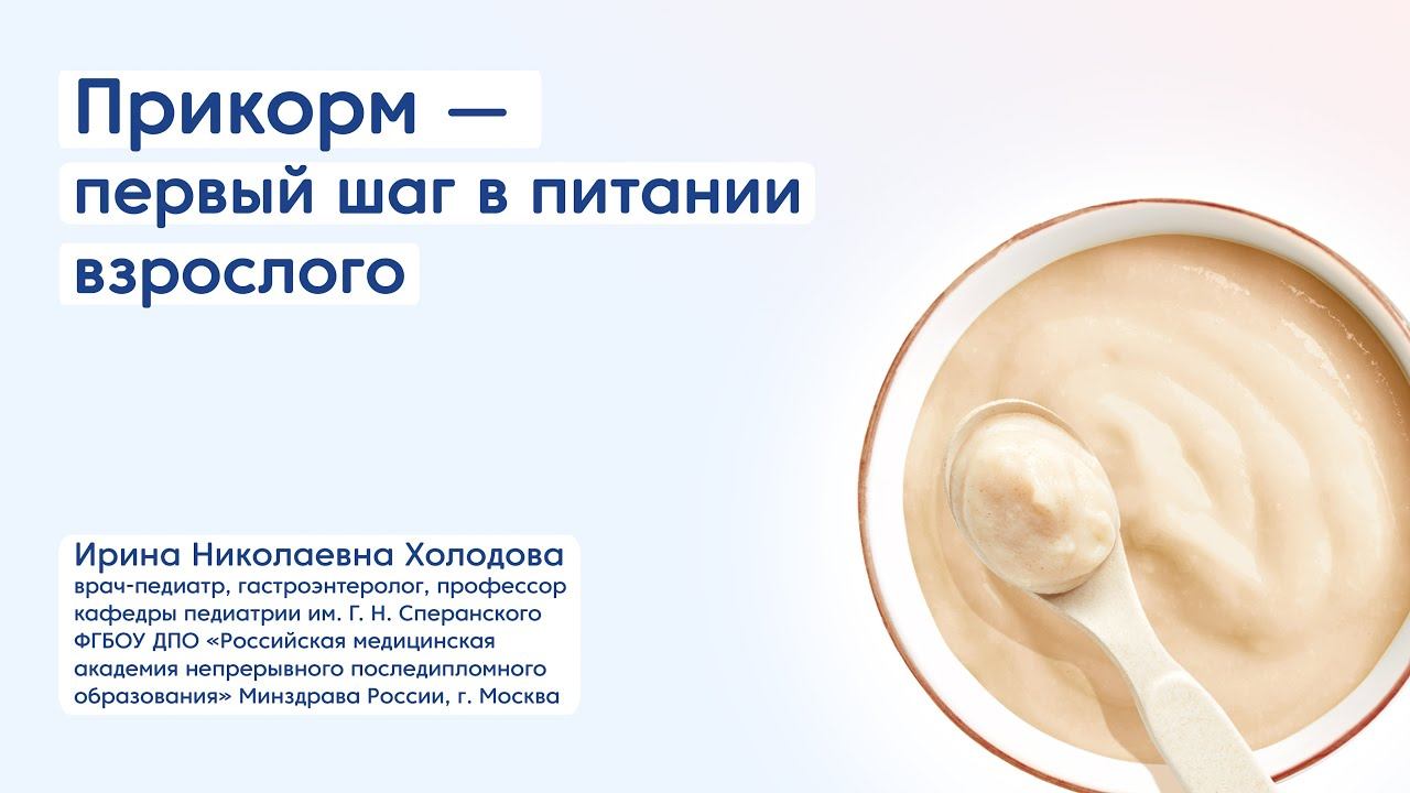 Прикорм: первый шаг в режим взрослого