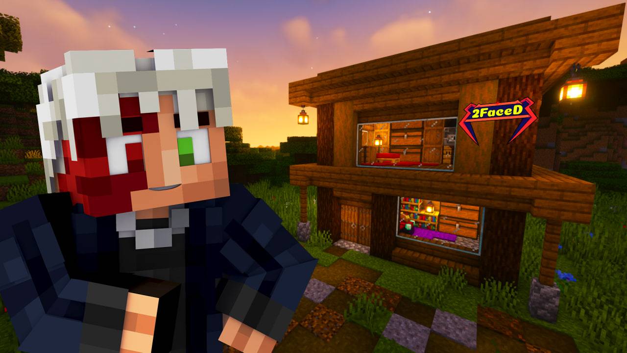 ДОМ ДЛЯ ВЫЖИВАНИЯ #2faced #twofaced #двуликий  #minecraft #майнкрафт (ФУЛЛ)