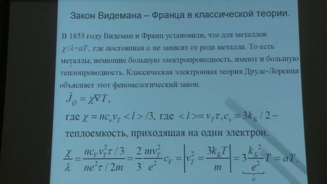 Поляков П. А. - Электромагнетизм - Основные положения классической электронной теории проводимости