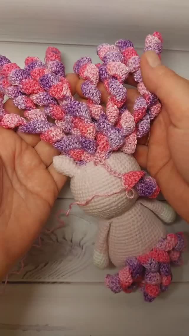 КРАСИВЕЙШАЯ грива для нежно розовой единорожки 🦄