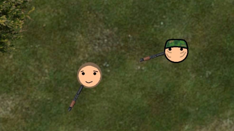 Добавили военного и АКС-74у