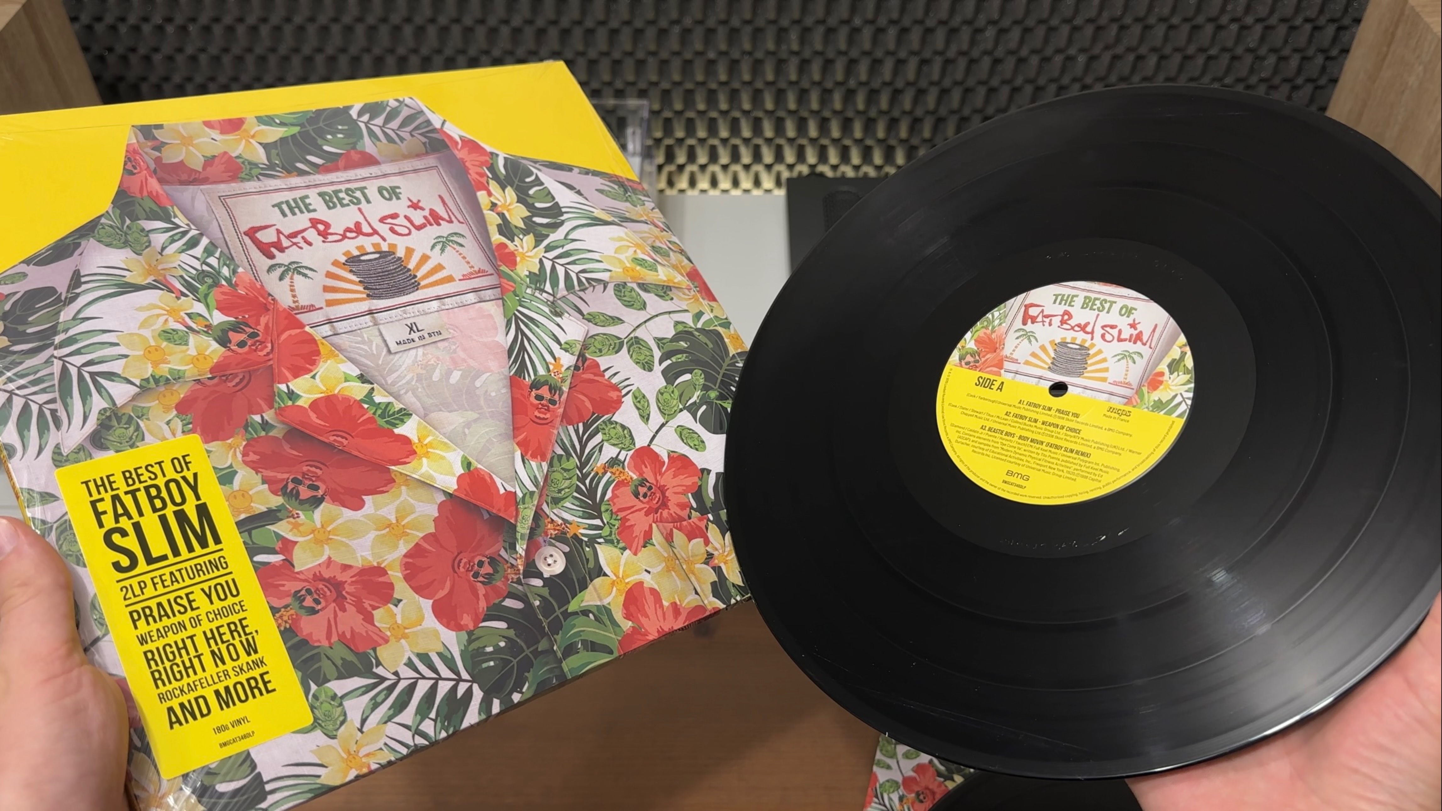 Fatboy Slim - The Best Of - Распаковка и обзор виниловой пластинки