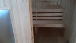 Видеоотчет. Шестиметровая мобильная баня из сухого бруса от СК "Бани". Ноябрь 2024
