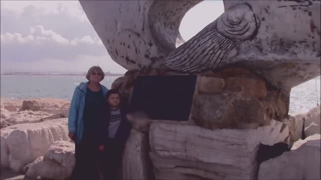Продолжаем прогулку с внуками в древнем городе Акко 09 02 19