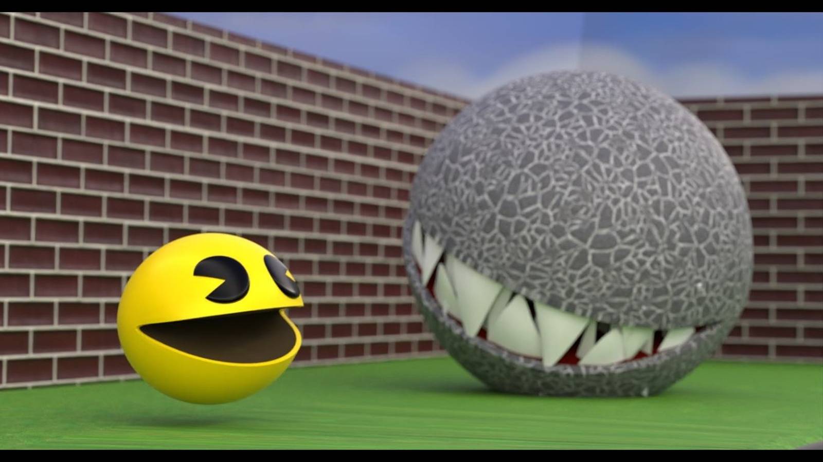 🤪Pacman Vs ⚫ Каменный монстр