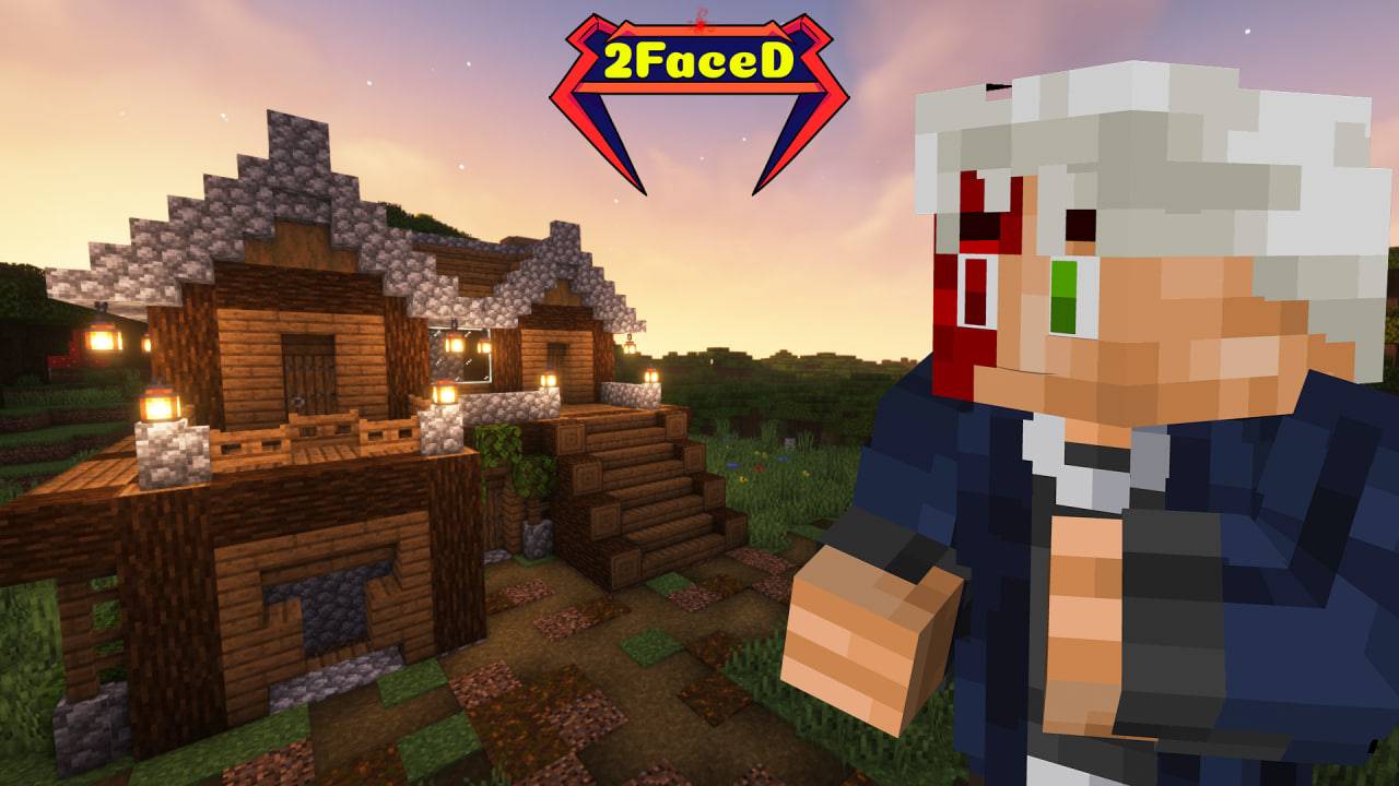 ДОМ ДЛЯ ВЫЖИВАНИЯ #2faced #twofaced #двуликий  #minecraft #майнкрафт (ФУЛЛ)