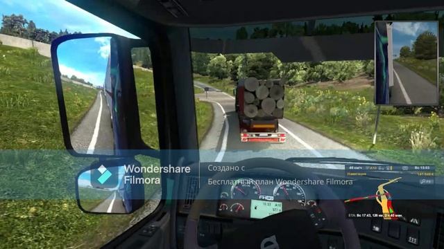 Видеоигра"Euro Truck Simulator 2"#1