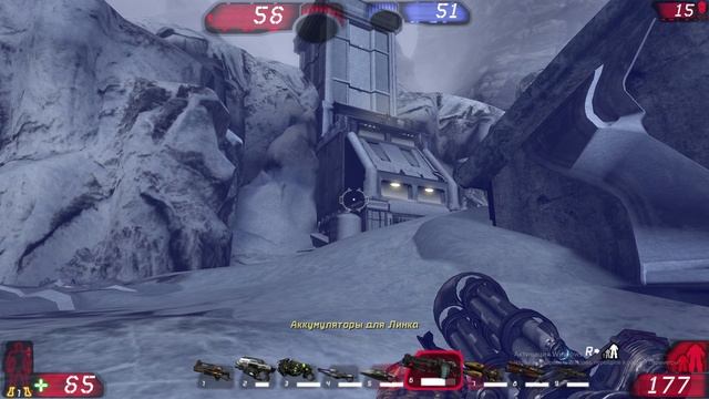 Unreal Tournament 3. Режим Командный Матч. Карта Gateway