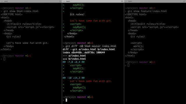 7.1 Git – Слияние – ＂Истинное＂ слияние и разрешение конфликтов в git merge