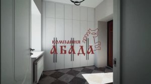 Встроенный шкаф в прихожую с фасадами из ЛМДФ