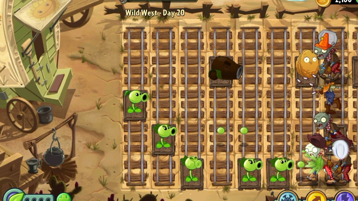 Plants vs. Zombies 2 Wild West Day 20