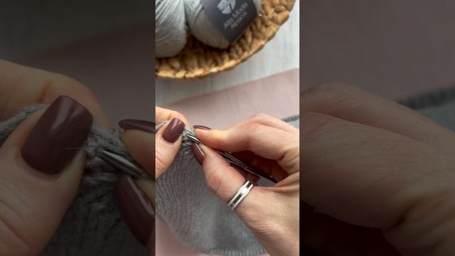 Набор петель на левую полочку