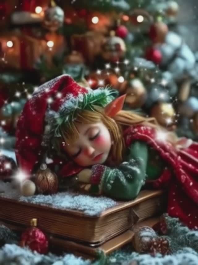 Новогодняя музыкальная живая открытка.