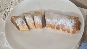 штрудель с яблоками и грушей