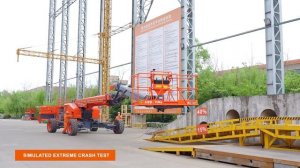 Экстремальные испытания подъемников DINGLI: краш-тесты и сложные условия