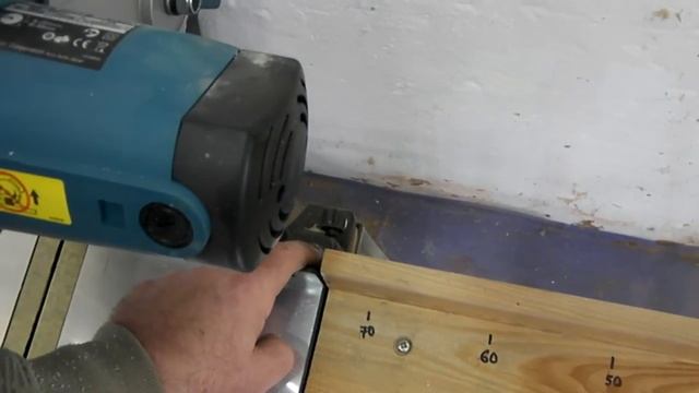 Настройка торцовочной пилы. The setup facing saw