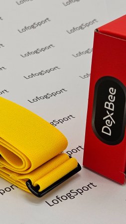 Ремень для пульсометра DexBee H603b, желтый