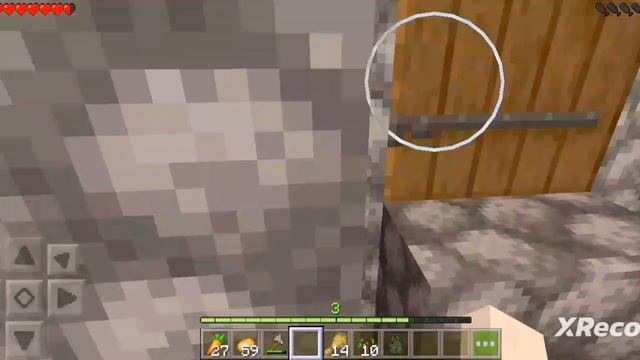 Я играл просто в Minecraft и нашёл потайной вход