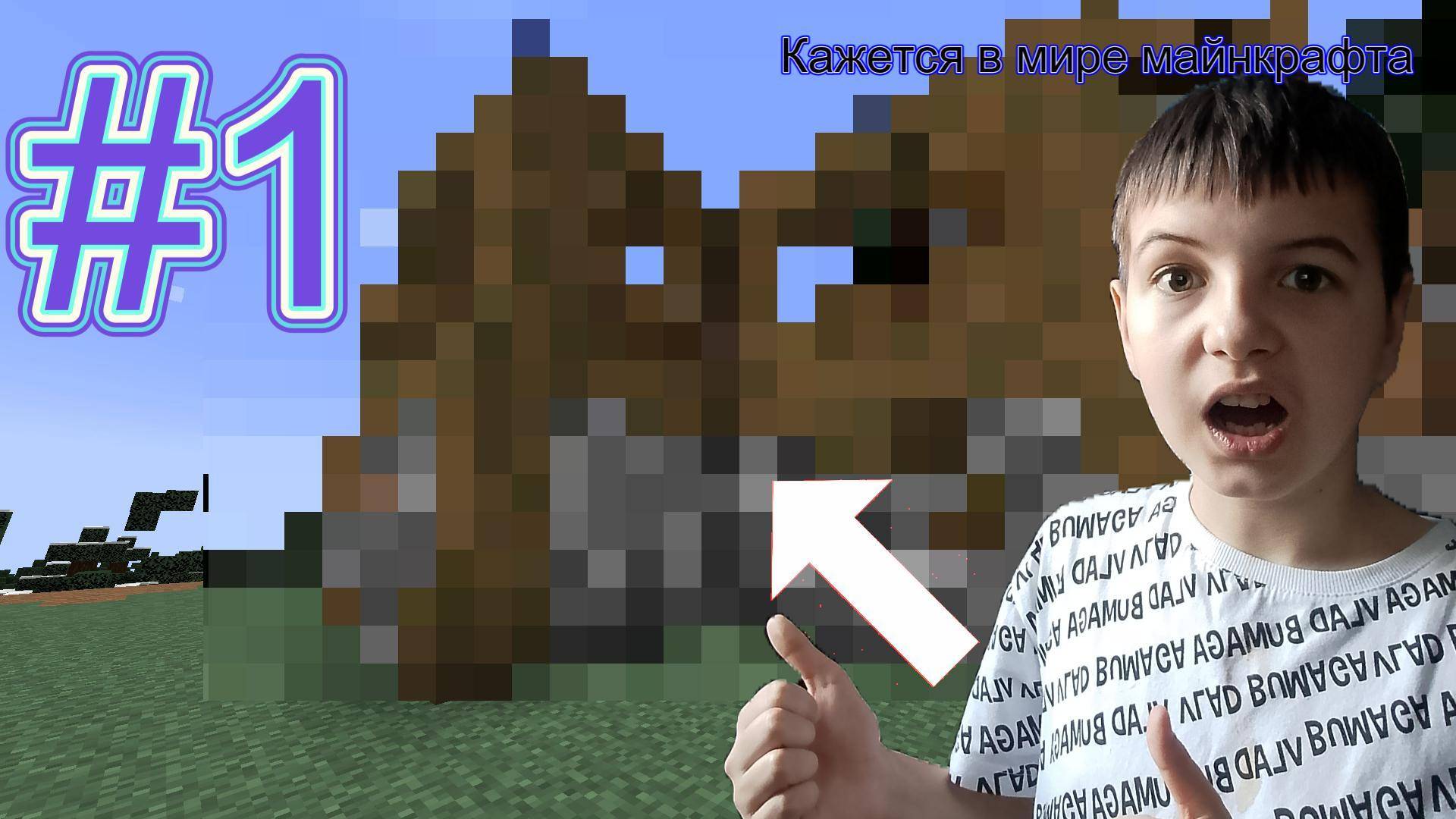 я построил(НЕТ)дом,нашёл деревню-minecraft #1