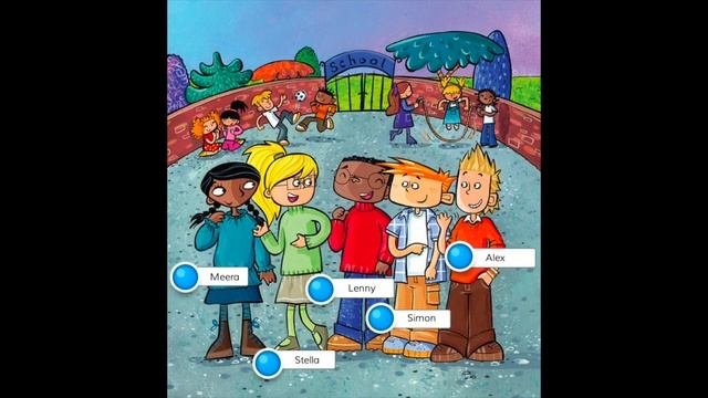 Kids Box 1, Unit 2.3 My school. Listen and repeat. names and age