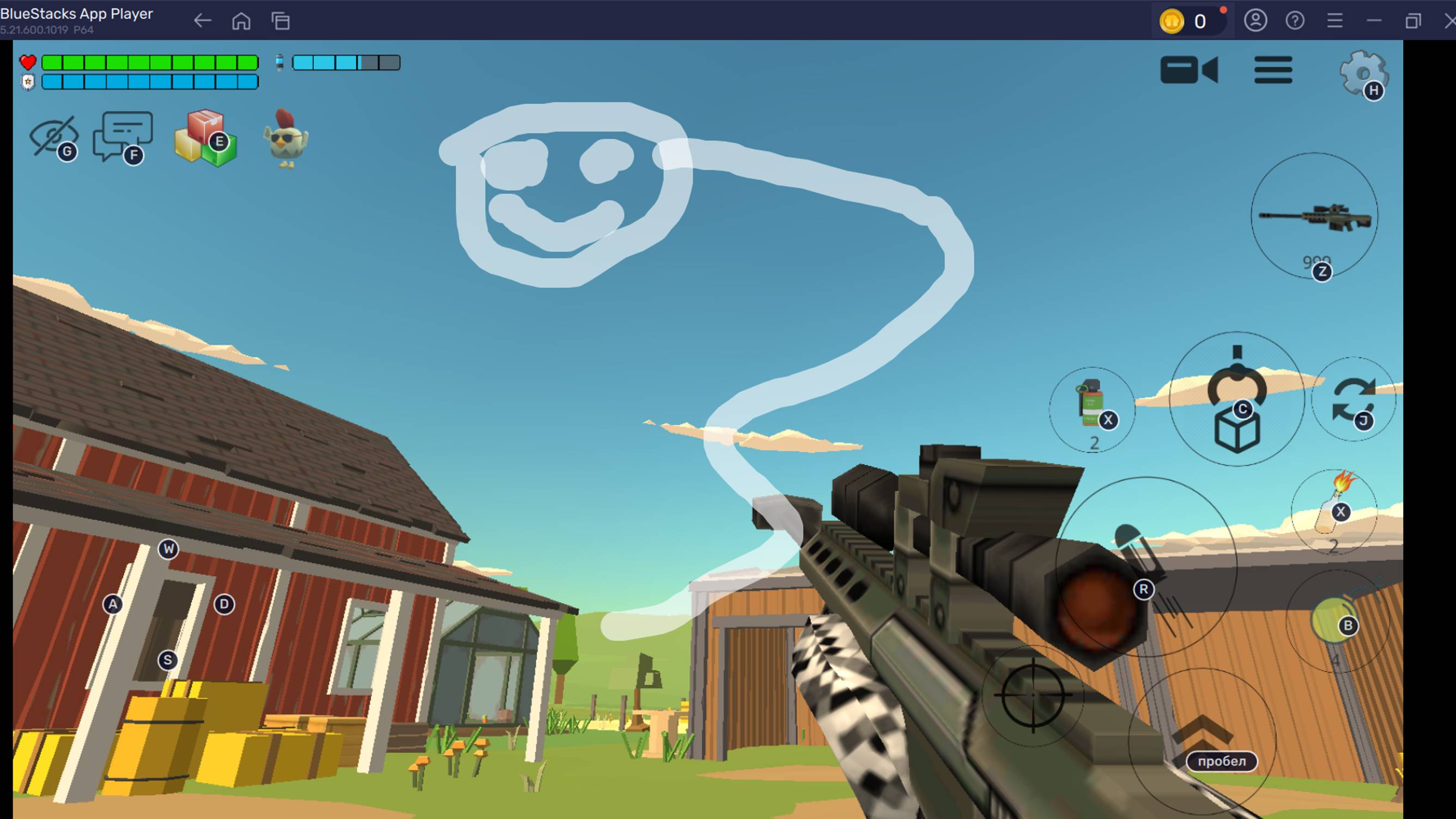 Охота на подкартного червя в чикен ган