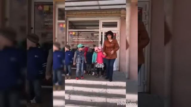 Учебная эвакуация детей 24.04.19