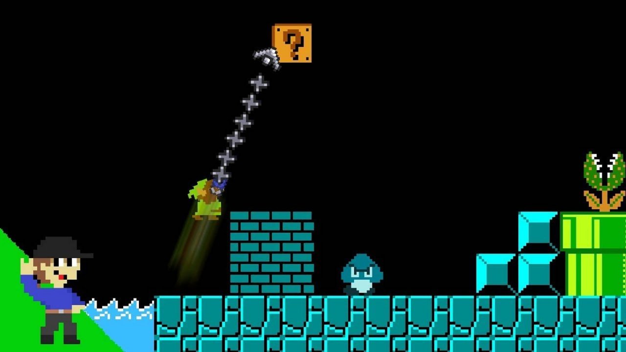 Повышение уровня: Link новый герой в Super Mario Bros.