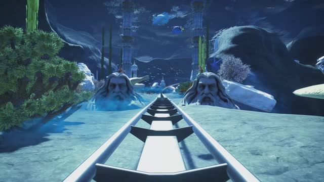 Подводный мир. Американские горки 3D