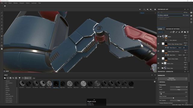 Gumroad - Blender Drone Tutorial #9 Drone Substance Texturing 1