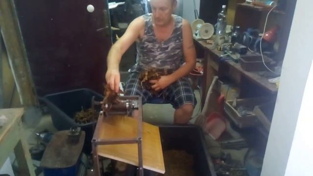 Табакорезка Алтайка с механическим приводом своими руками(2 часть )