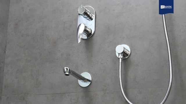 Смеситель Lemark Linara LM0422C для ванны и душа, встраиваемый