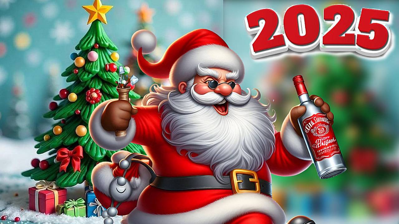 С Новым  2025 годом! Новогодняя дискотека! Весёлого Нового 2025 года! Танцуй вместе с нами