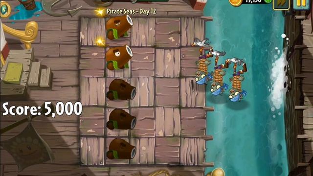 PvZ 2 ,но я могу использовать растения из 1 части .PvZ 2 5 серия